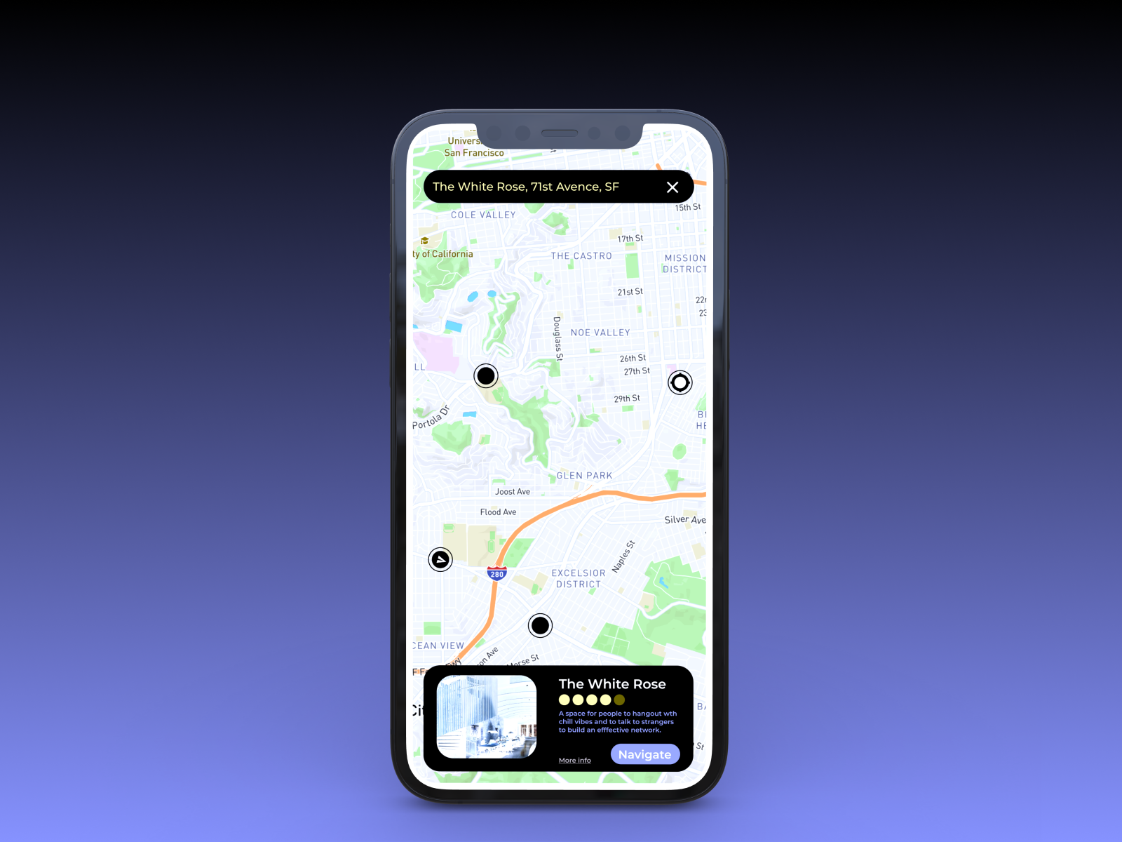 Map UI by Keshav Chauhan on Dribbble