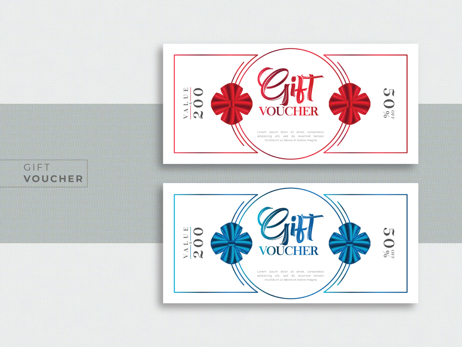 Fashion Gift Voucher Template by Muhi Uddin Asjad on Dribbble