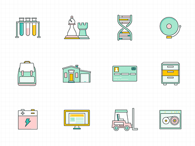 AWS | Icon Set by Amy Sun on Dribbble