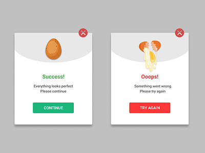 Daily UI-011 Flash Message Design by Anup Kujur on Dribbble