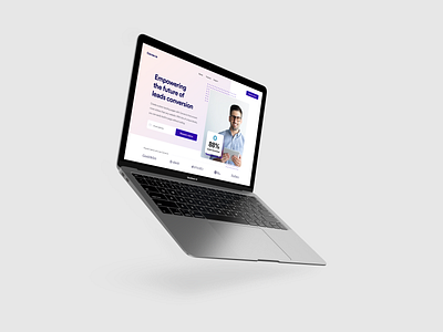 landing page: leads conversion by Dendra Maulana for Morva Labs on Dribbble