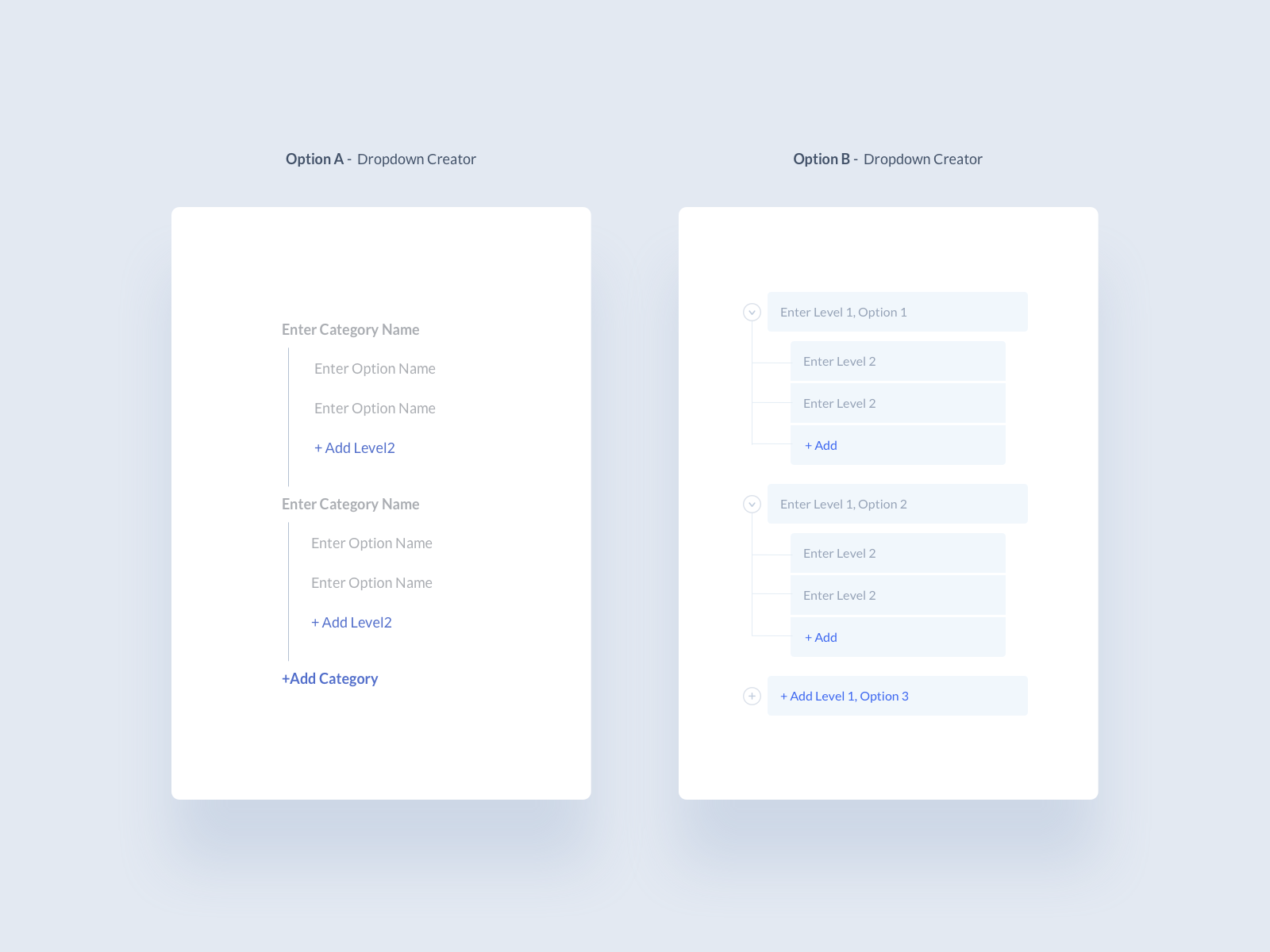 Dropdown Creator (Form Builder) by sonal on Dribbble