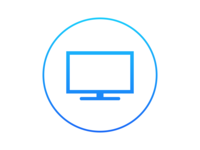 iOS 8 Inspired TV Icon by Devon DeNure | Dribbble | Dribbble