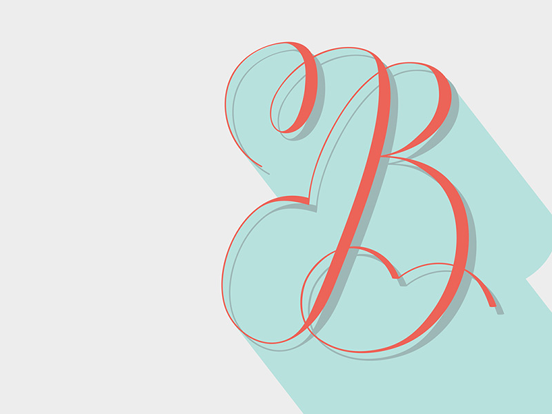 Drop Caps // B by Carrie Scrufari on Dribbble