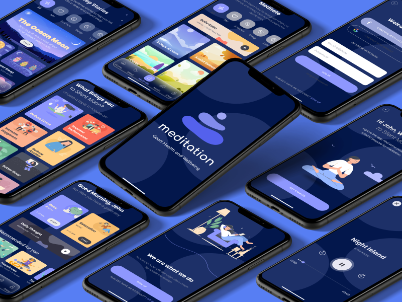 Mindfulness App Challenge by Dhaval Sakariya on Dribbble