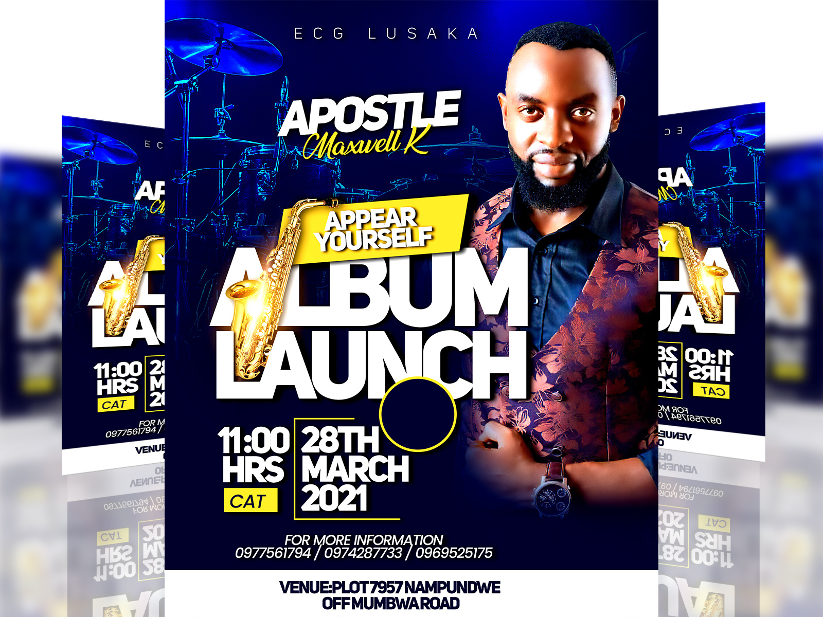 MUSICAL CONCERT FLYER TEMPLATE by Peter banda on Dribbble