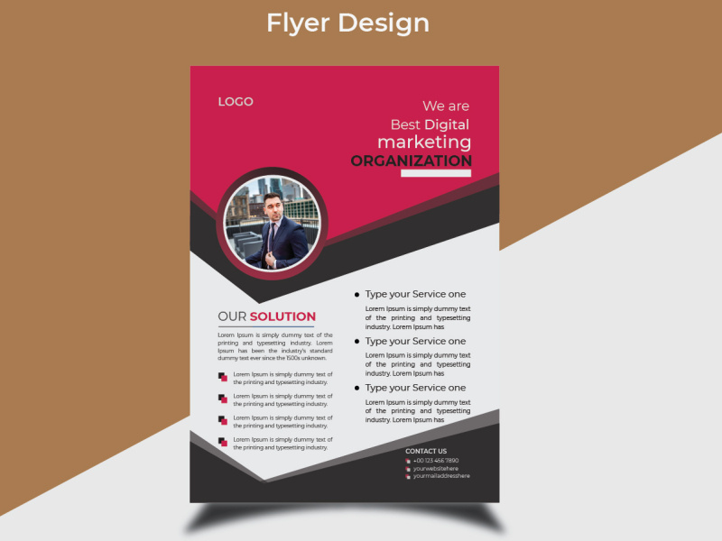 Corporate Business Flyer Design Template by Ripon Ahmed on Dribbble