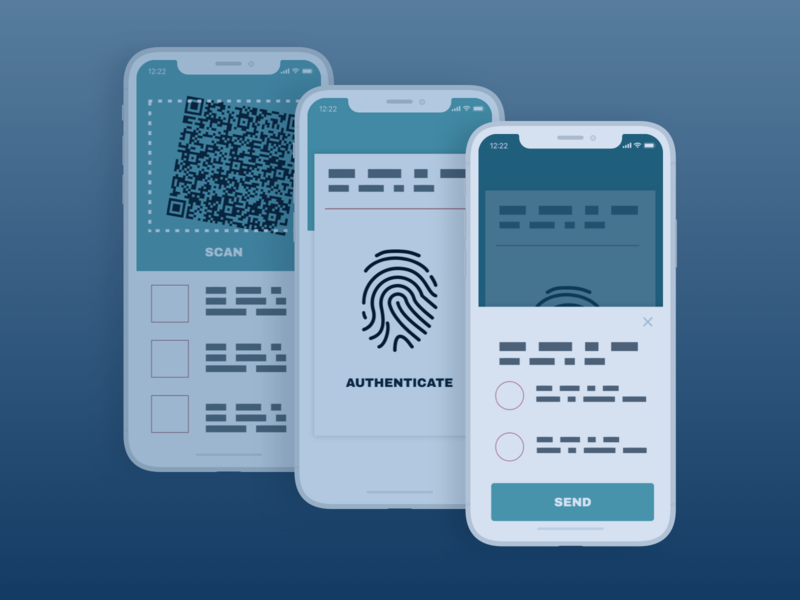 Mobile Payment Auth by Ben Hayward for thirtytwotrees on Dribbble