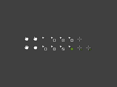 Custom Cursors for iD by Saman Bemel-Benrud on Dribbble