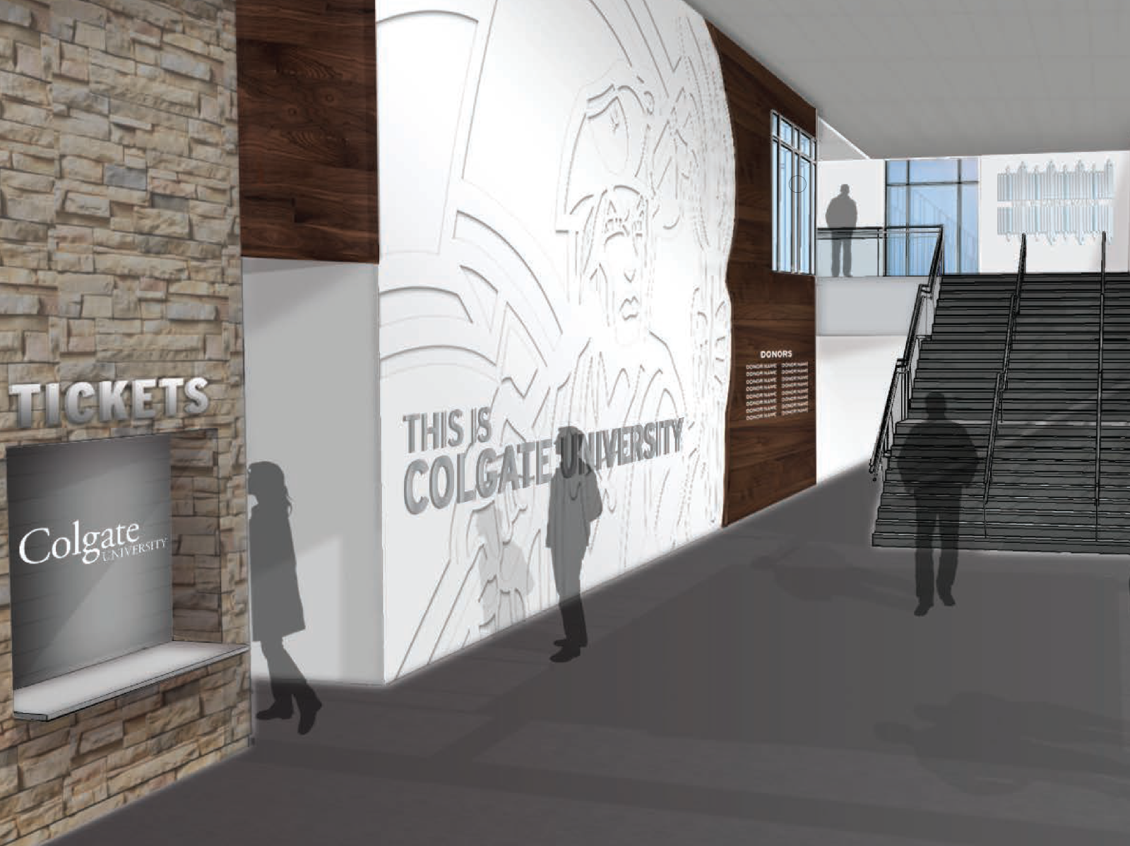 Colgate University – Lobby Concept by jamie turpin on Dribbble