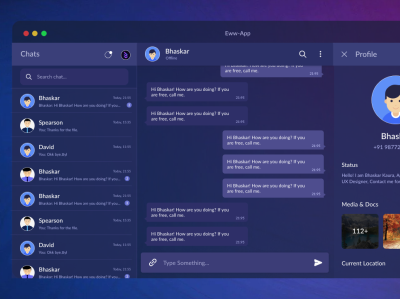 Whatsapp Redesign UI UX by Bhaskar Kaura on Dribbble