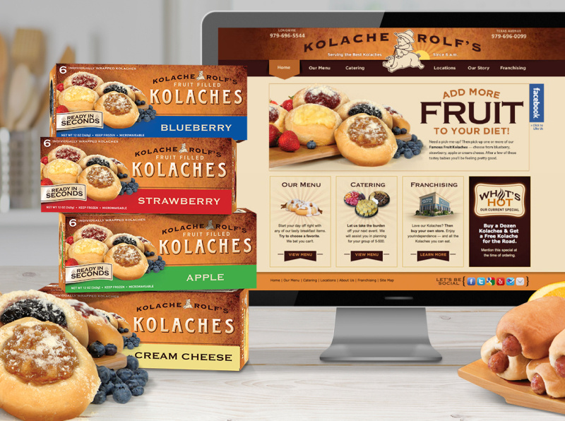 Kolache Rolf's by Red Van Creative on Dribbble