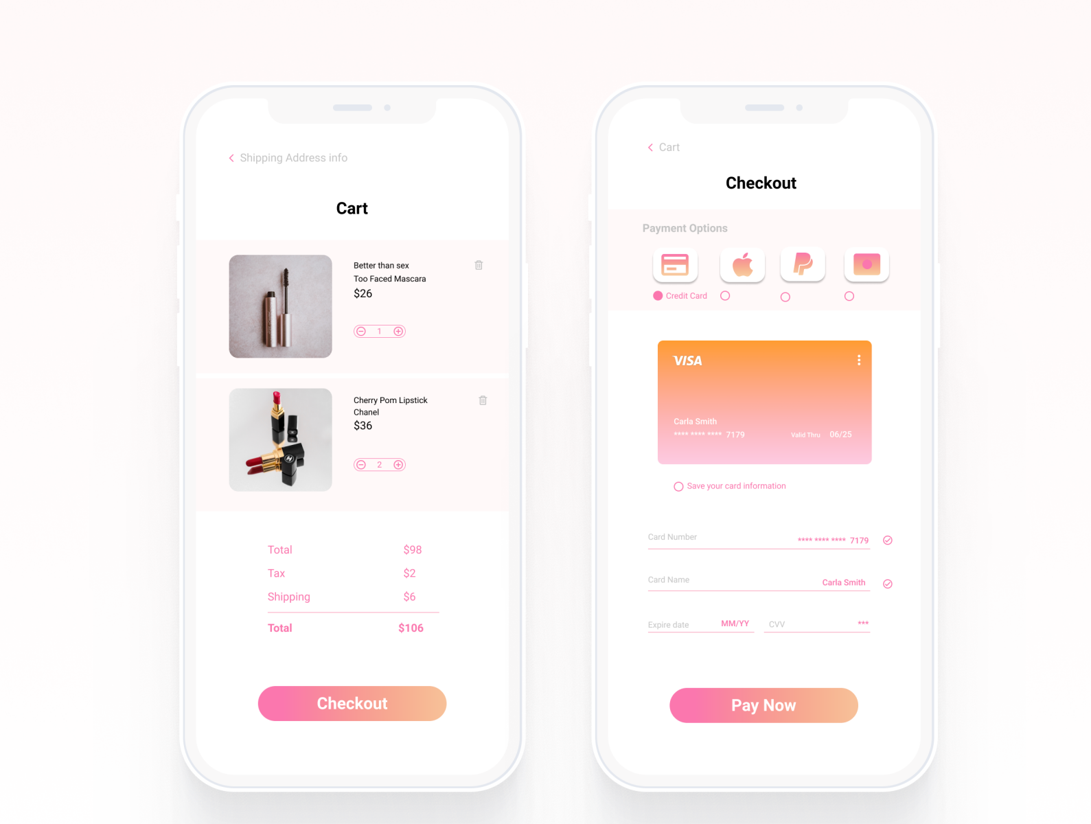 002. Daily UI Checkout Page (Beauty Brand Concept) by Lorena Lavaysse ...