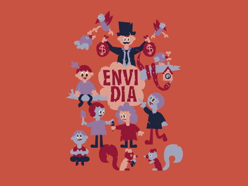 Envidia by David Esea on Dribbble