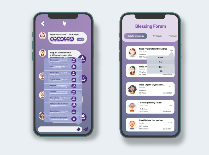 Forum by Karthik Sanjay on Dribbble