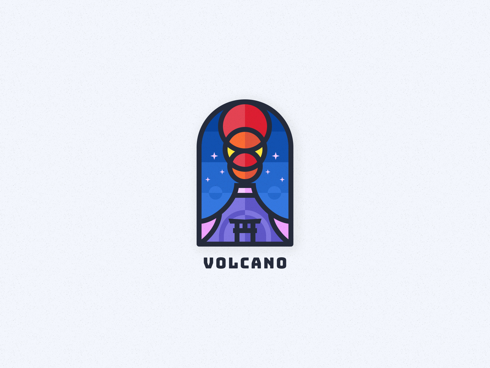 Volcano Badge