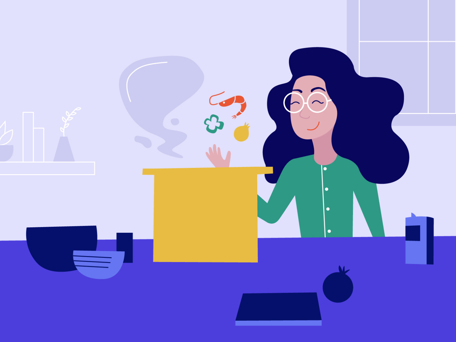 Gumbo Cook-off by Britany Ponvelle on Dribbble