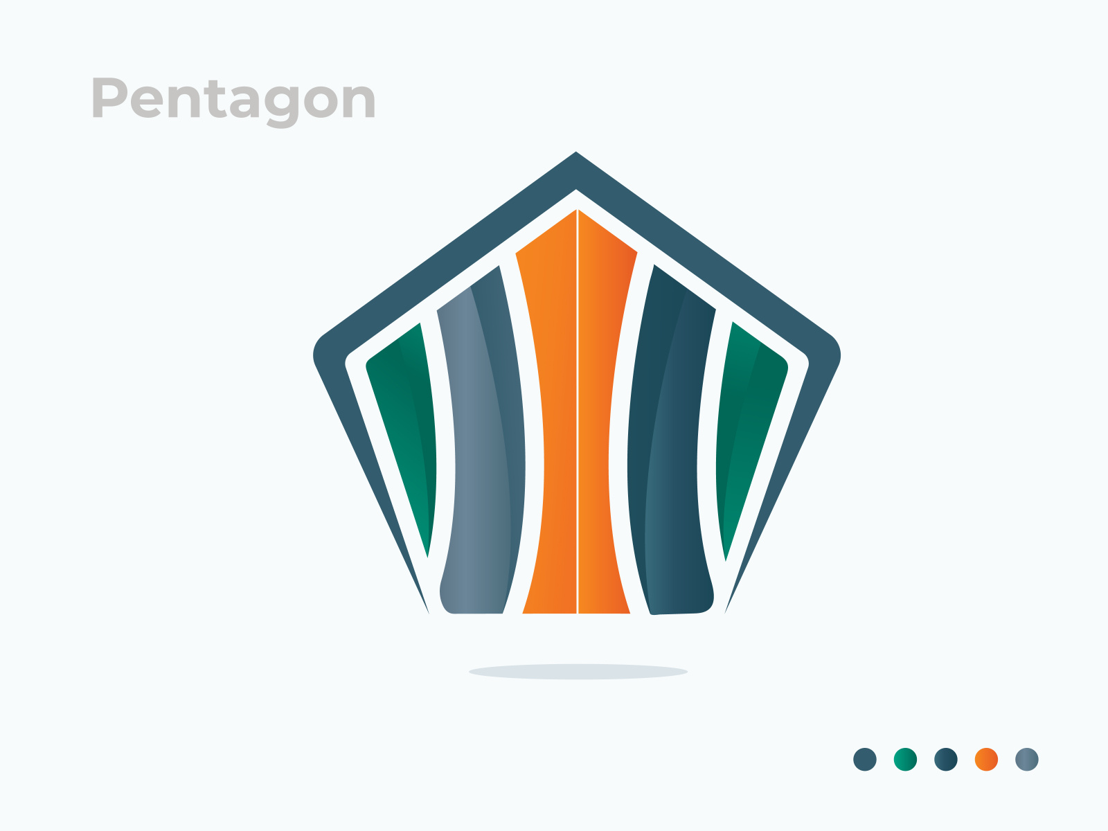 Pentagon logo by Sazzad Hossain onu on Dribbble