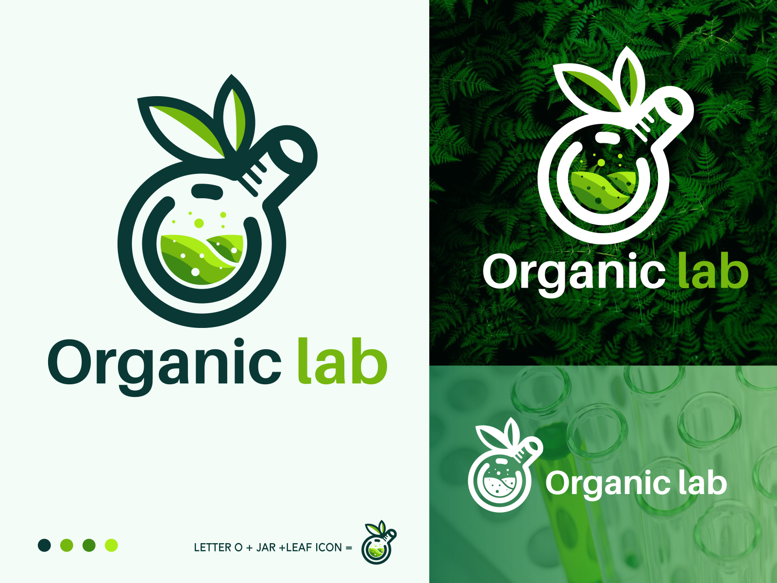 Organic lab logo (Laboratory logo) by Sazzad Hossain onu on Dribbble