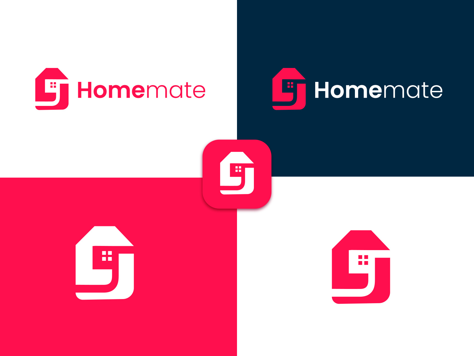 Homemate (App logo) by Sazzad Hossain onu on Dribbble