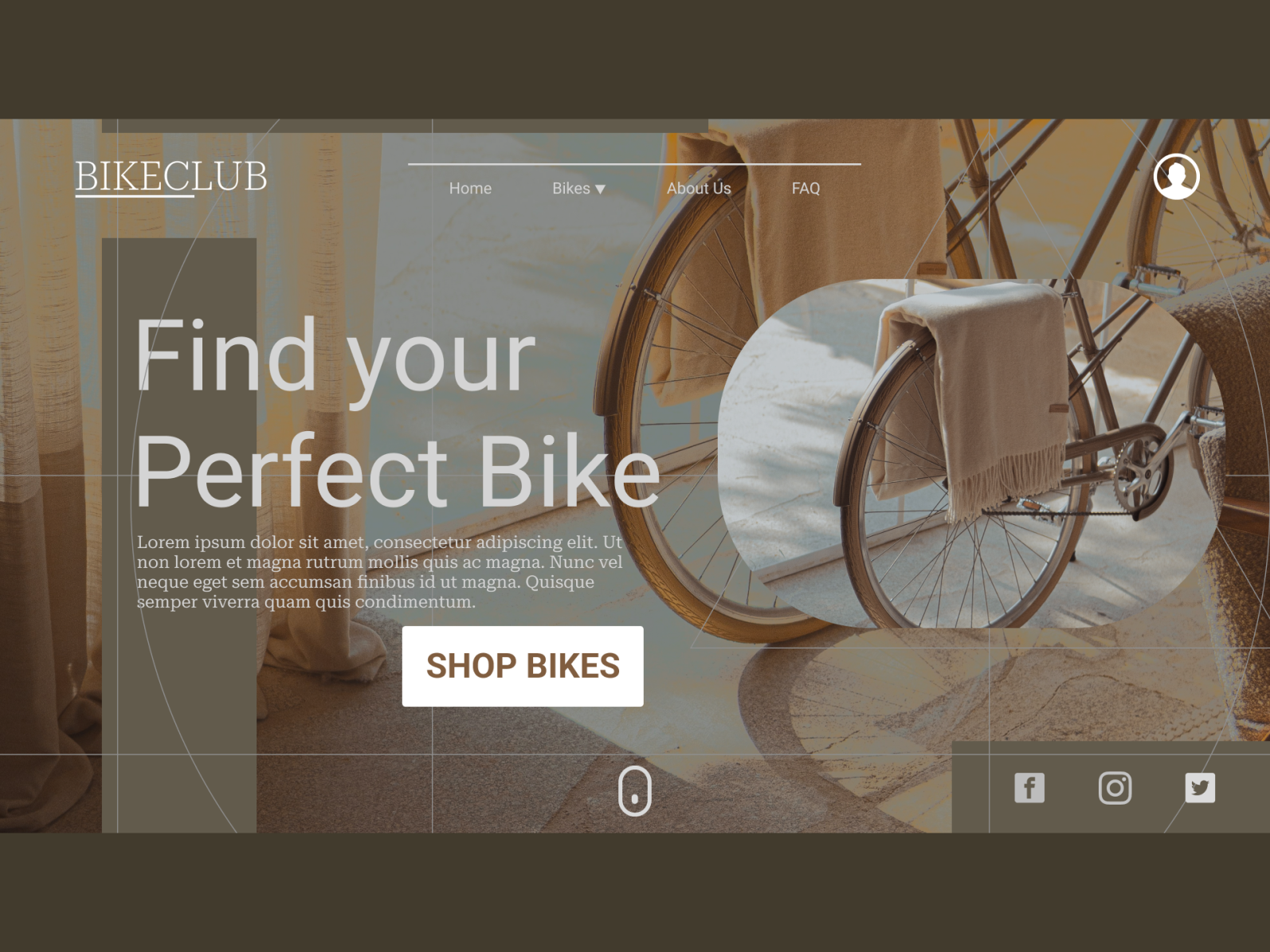 BikeClub Homepage by Abdul M on Dribbble