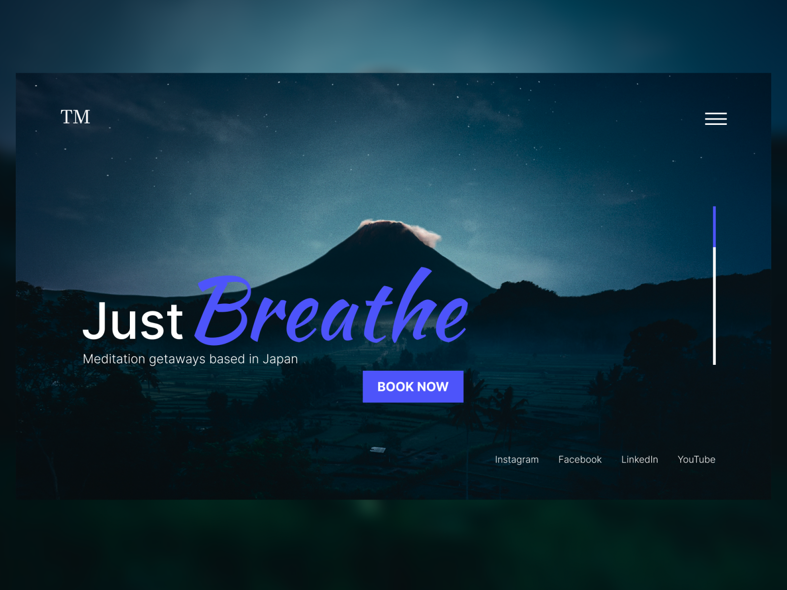 Tokyo Meditation homepage Website by Abdul M on Dribbble