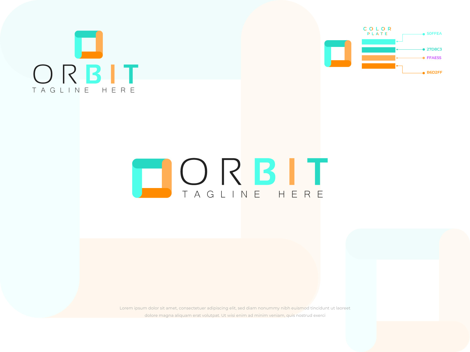 Geometry Orbit Logo Design for branding by Kobir Ahmed on Dribbble