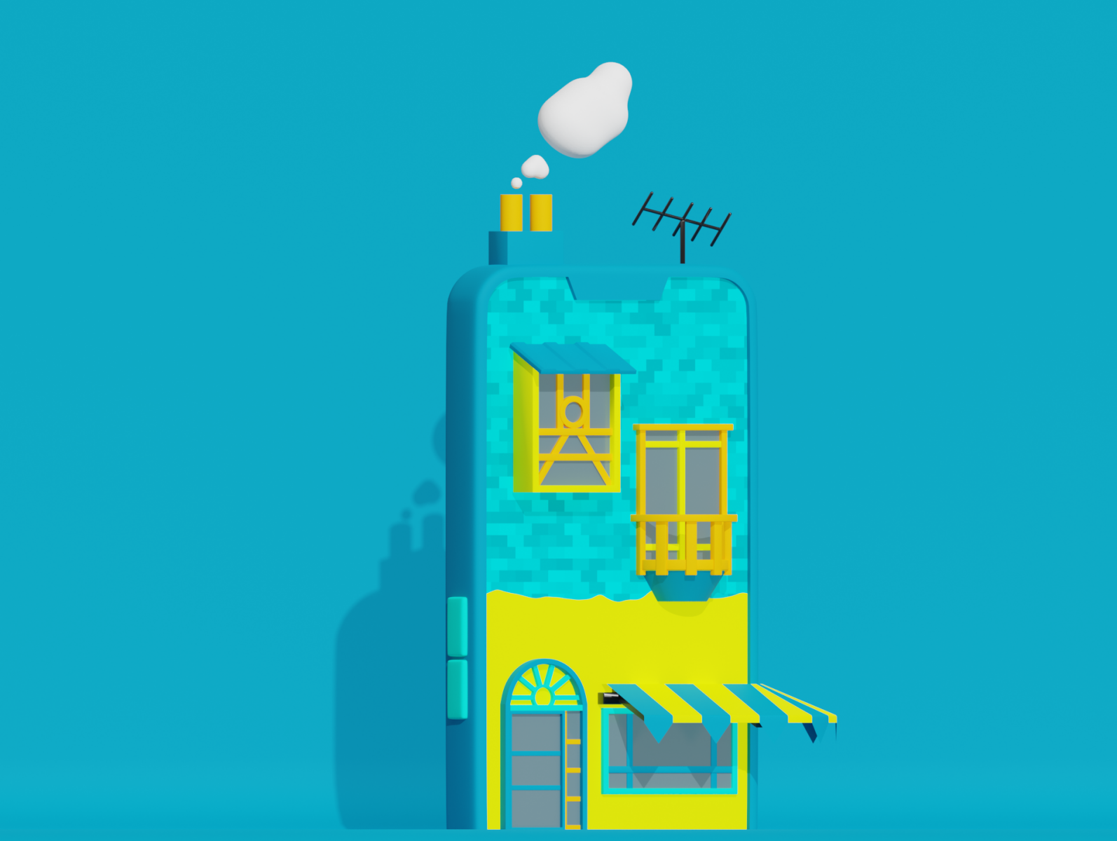 SmartPhone House by Kodox Magnum on Dribbble