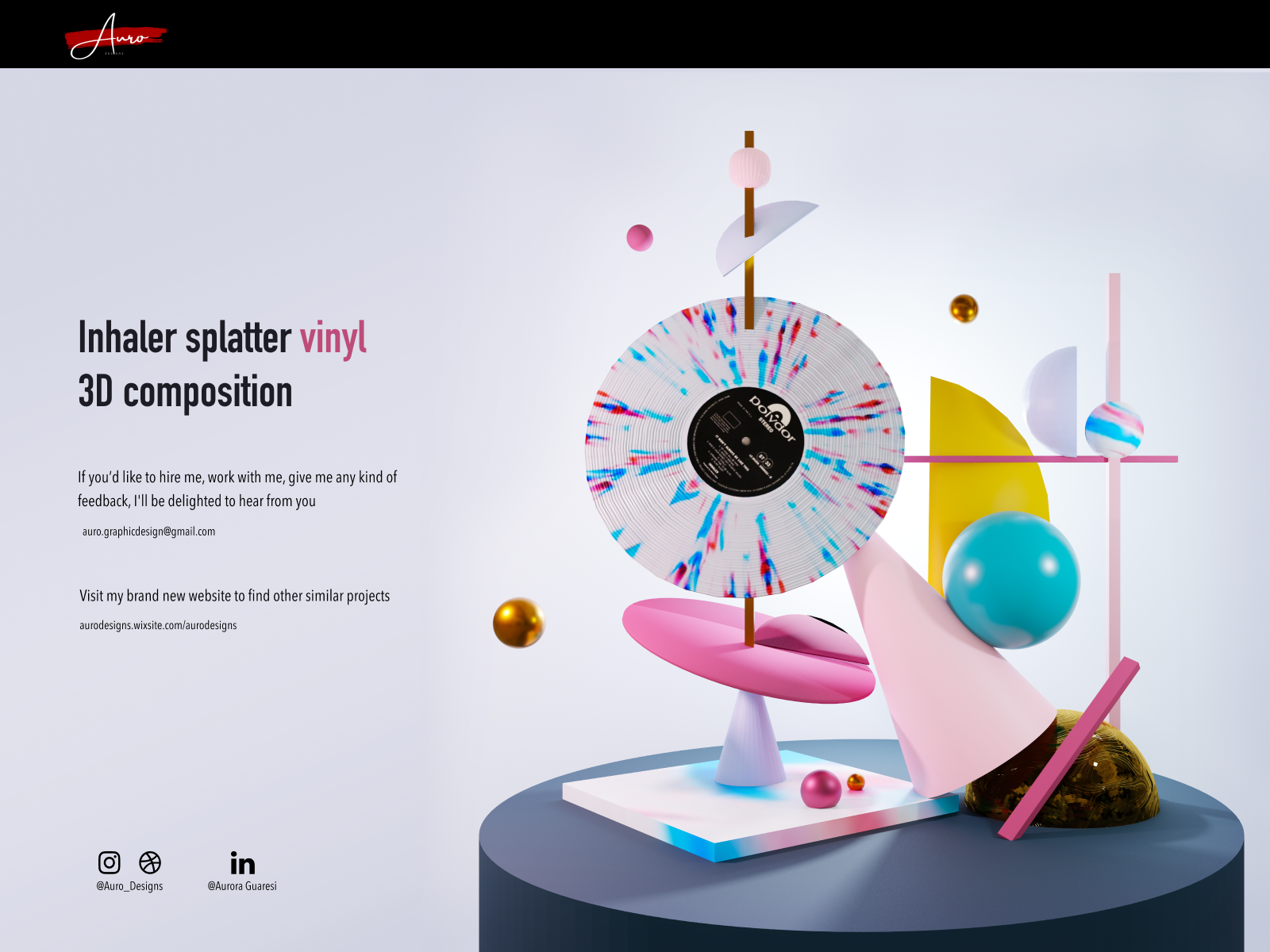 Inhaler - It Won't Always Be Like This - 3D Vinyl Composition by Auro ...