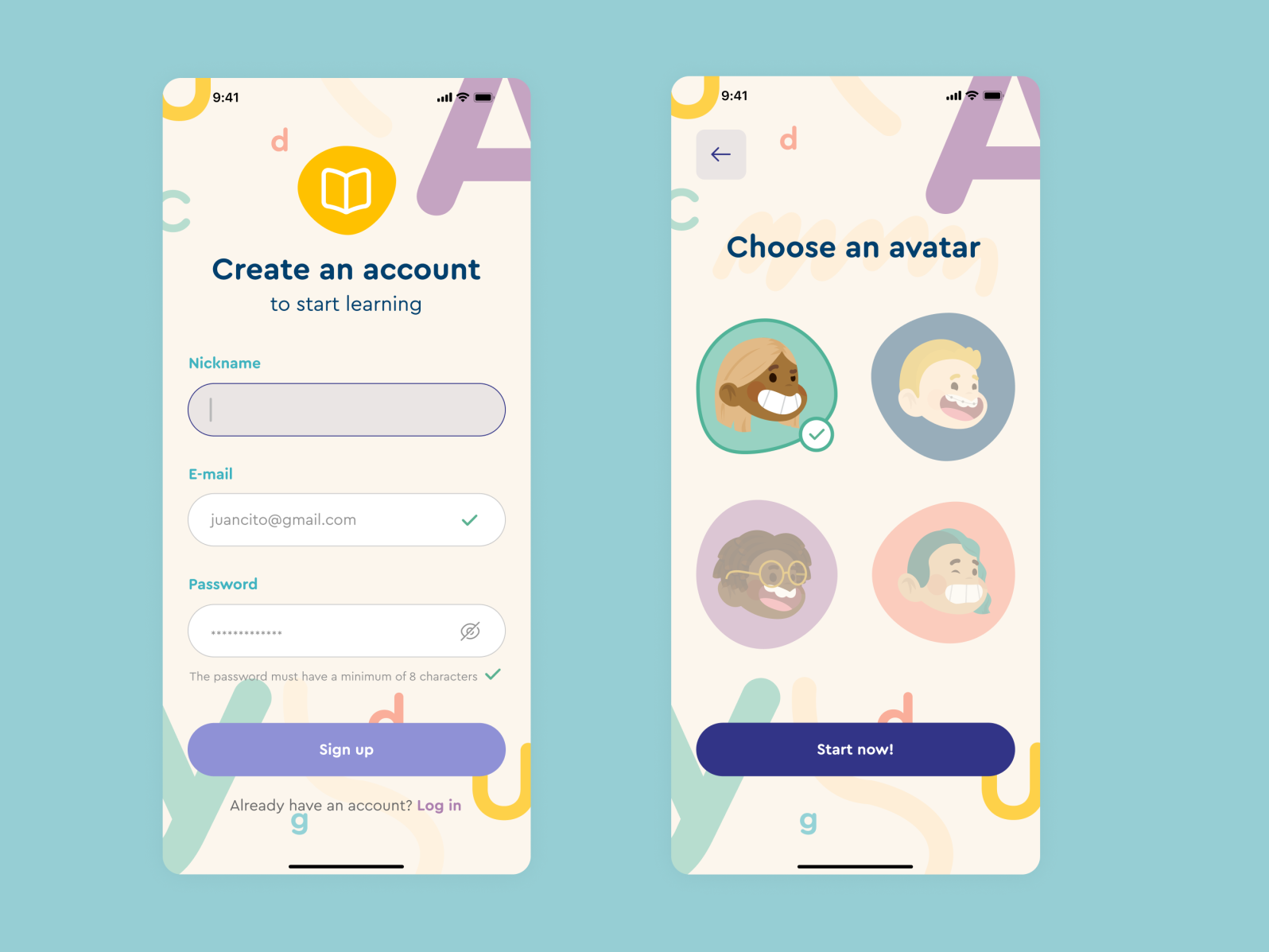 UI Marathon | Sign Up by Evelyn Ferrer on Dribbble