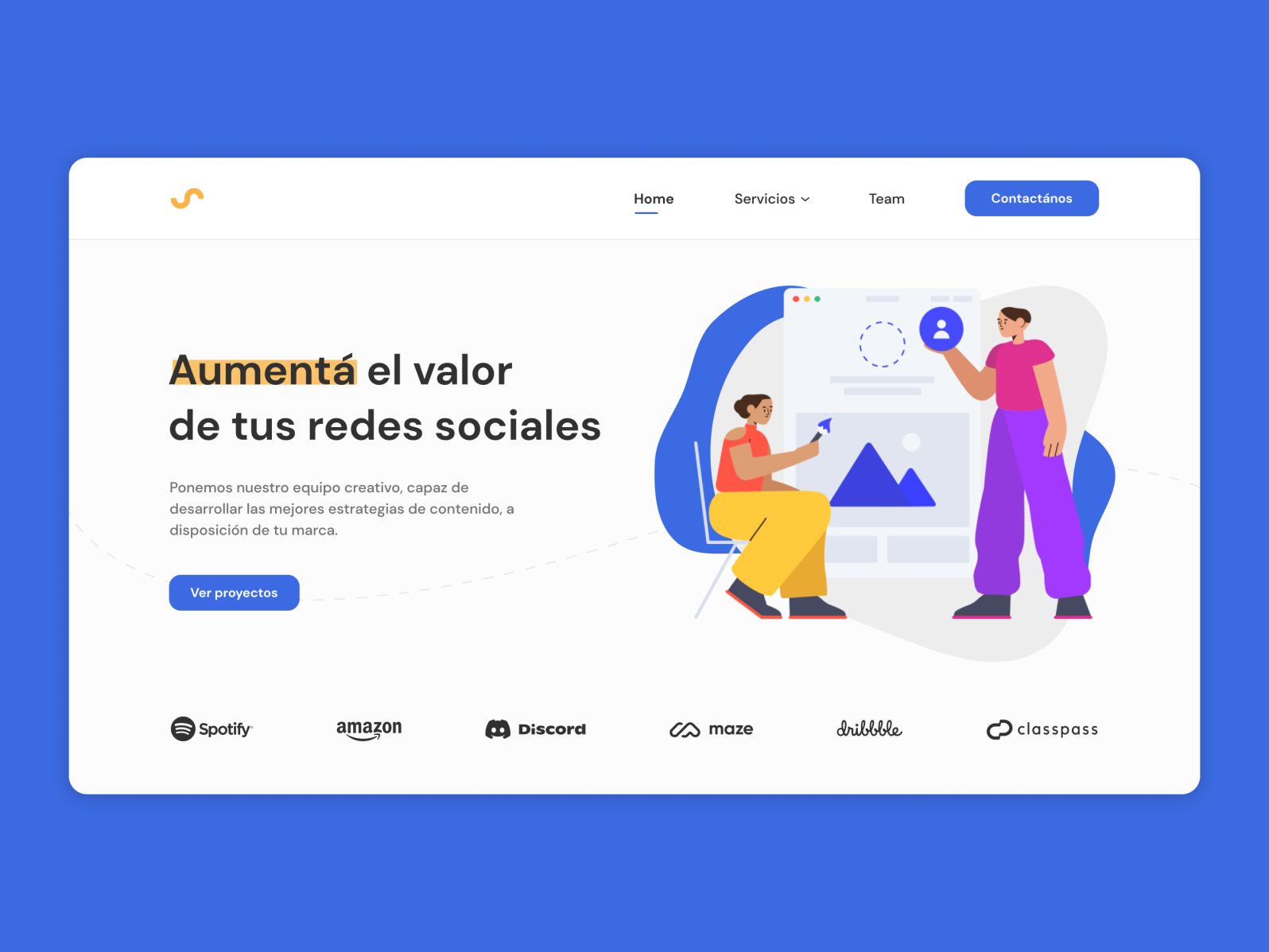 UI Marathon | Landing Page by Evelyn Ferrer on Dribbble