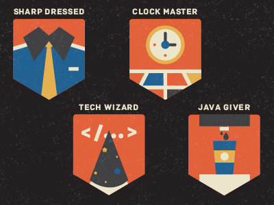 Badges. by Hartley Miller on Dribbble
