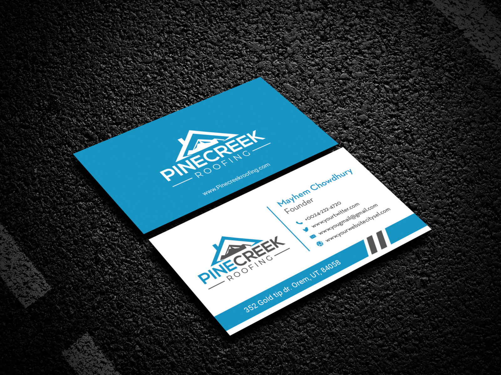 Business Card Design by Graphics_Buzz14 on Dribbble