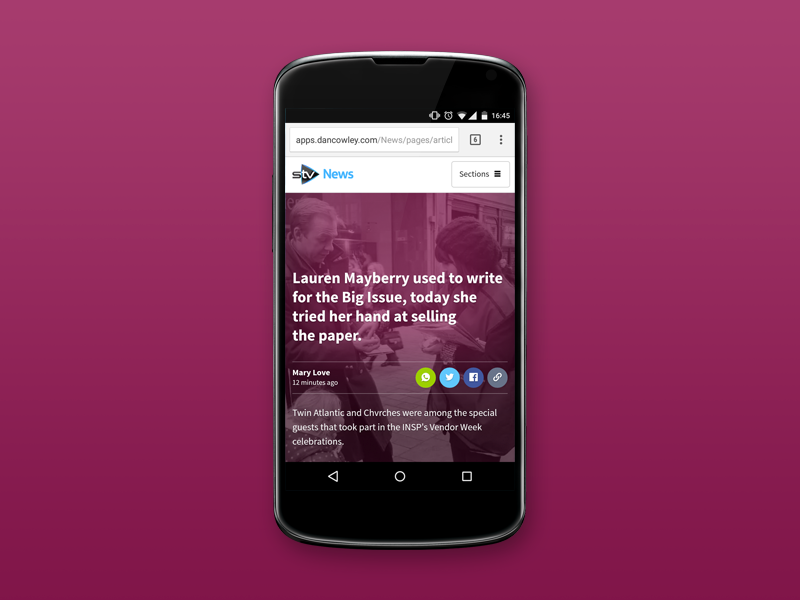 Feature Article Layout by Dan Gallagher-Cowley on Dribbble