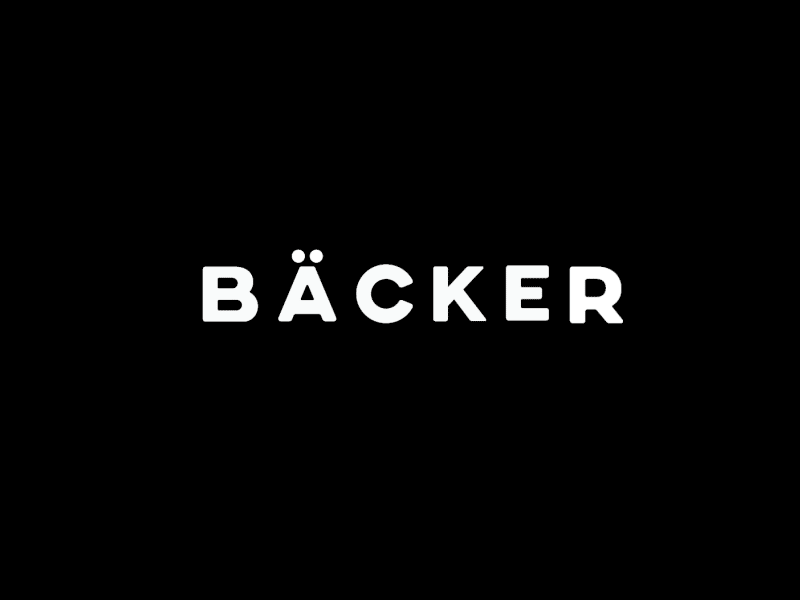Backer Logo by Bäcker Design & Motion on Dribbble