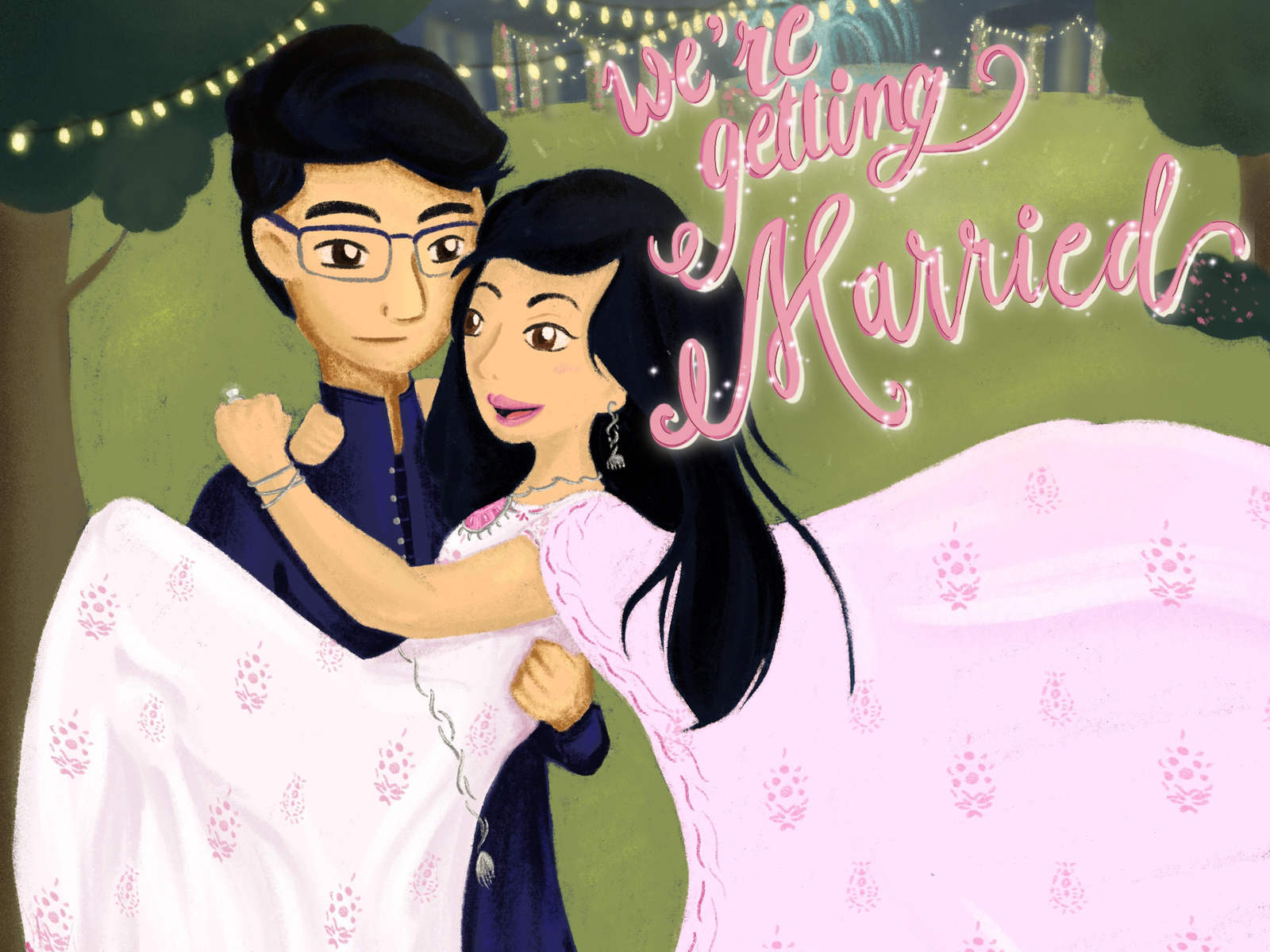 Pawan & Chavi getting married by Divya Tak on Dribbble