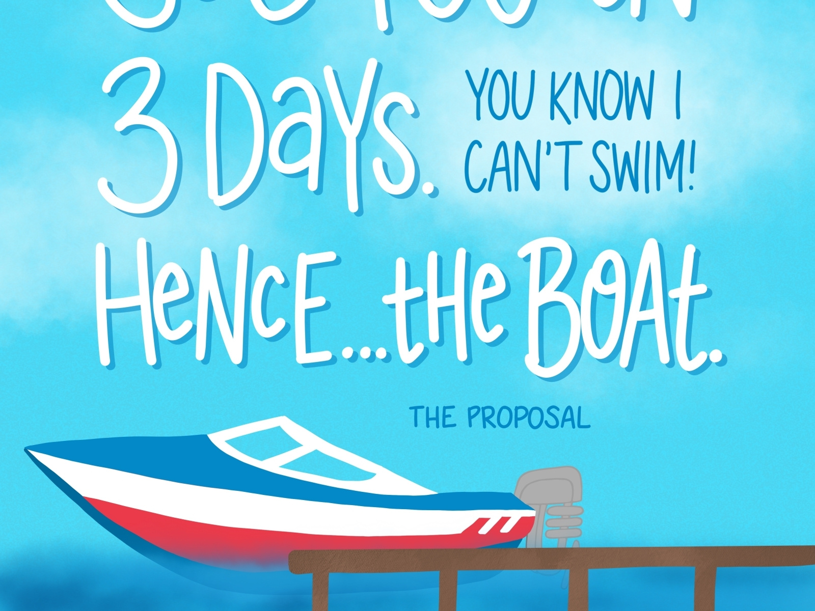 Rom Com Quotes: The Proposal by Raye Verdin on Dribbble