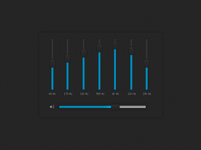 equalizer by Osman Ince on Dribbble