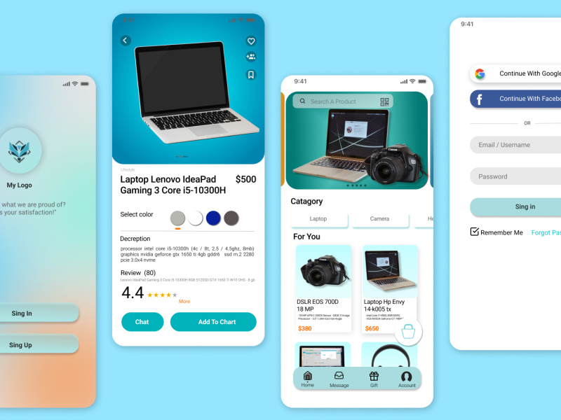 Electronic App by nur abdul rozak on Dribbble