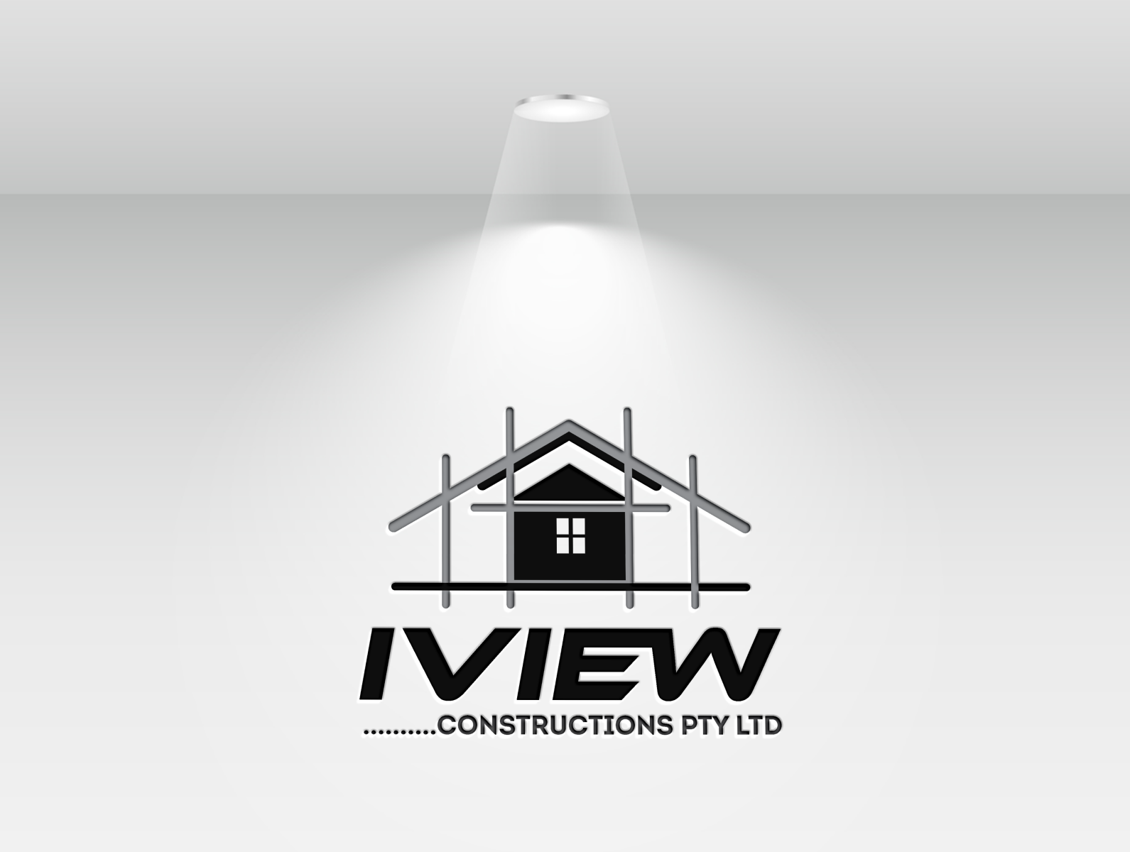 logo name: IVIEW constructions PTY LTD by Nayem Hossain on Dribbble