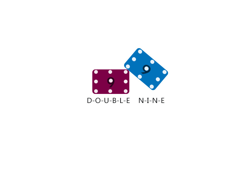 Double Nine logo by Paul Oluwatosin Akinwumi on Dribbble