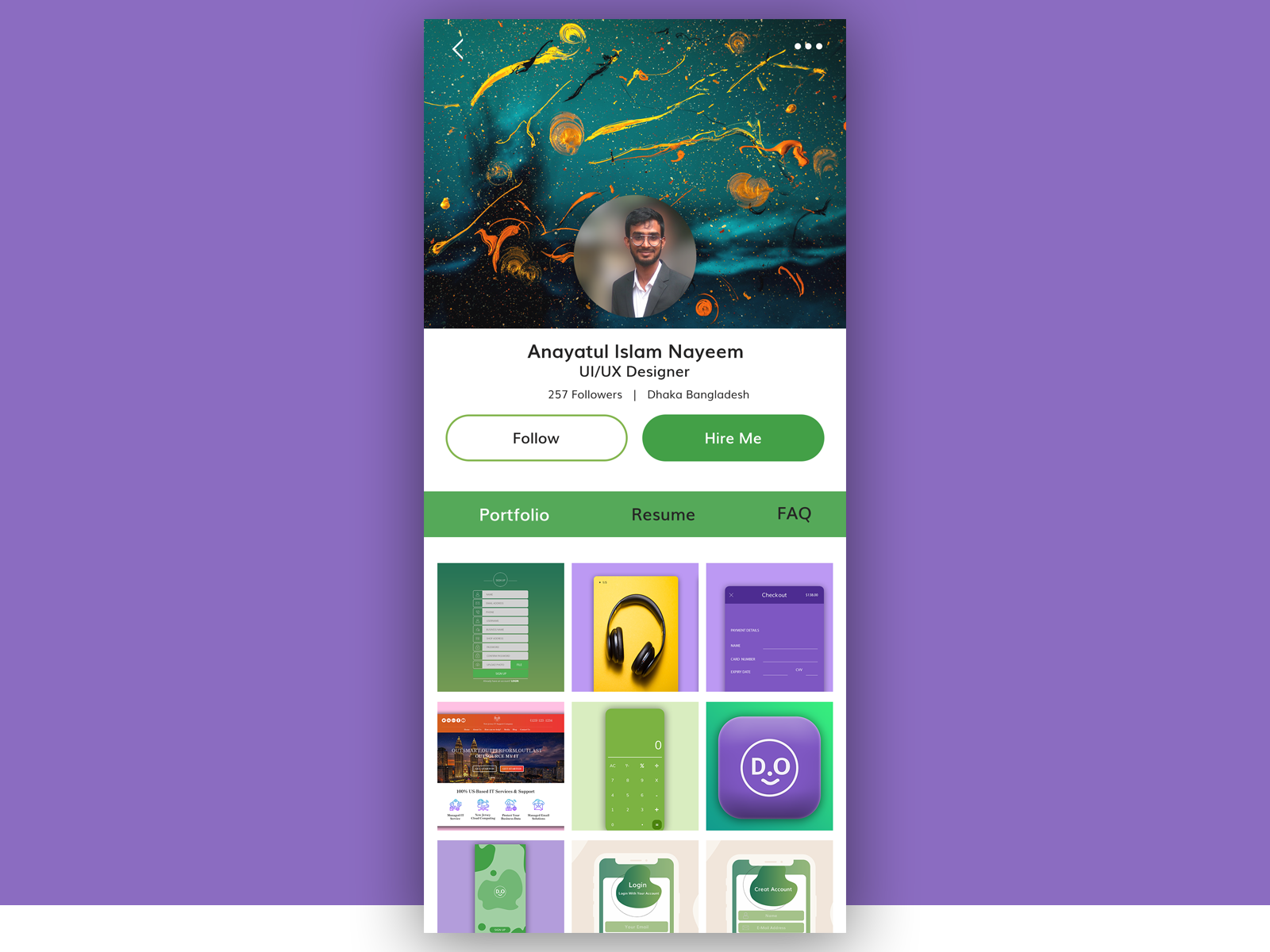 User Profile UI Design by Anayatul Islam Nayeem on Dribbble User Profile UI Design by Anayatul Islam Nayeem on Dribbble
