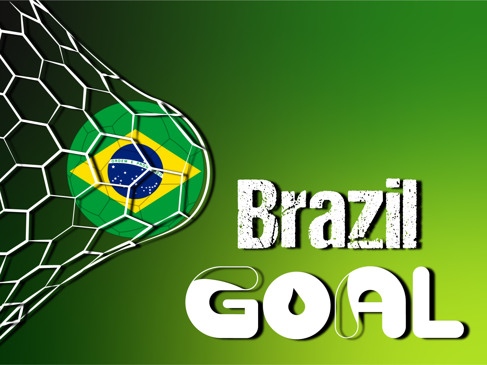 Soccer on net with Brazil Flag by Anayatul Islam Nayeem on Dribbble