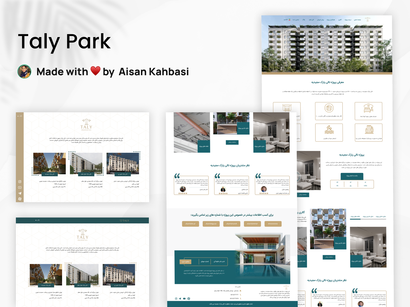 Taly Park _ Construction by aisankahbasi on Dribbble
