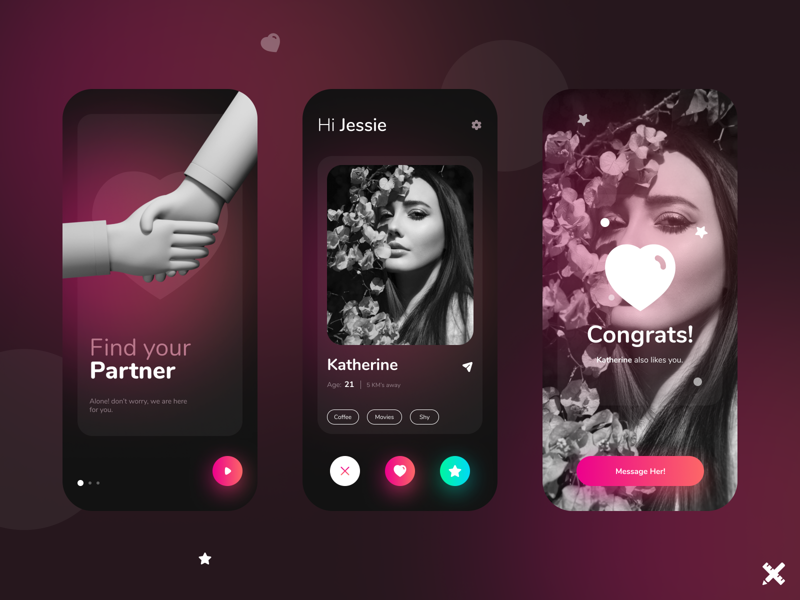 Dating App Design by Saud Ali on Dribbble