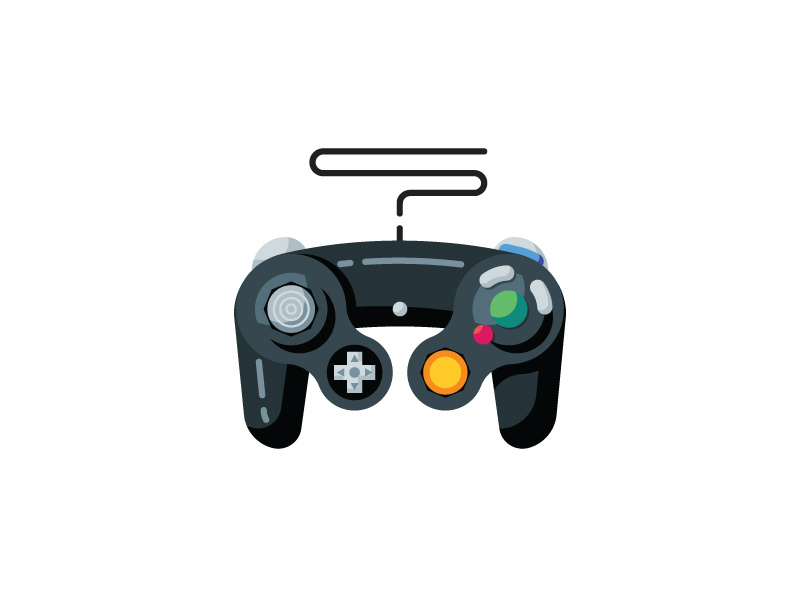 Gamecube Controller by fhrustrator on Dribbble