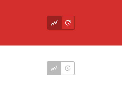 Toggle between content by Luke Stevenson on Dribbble