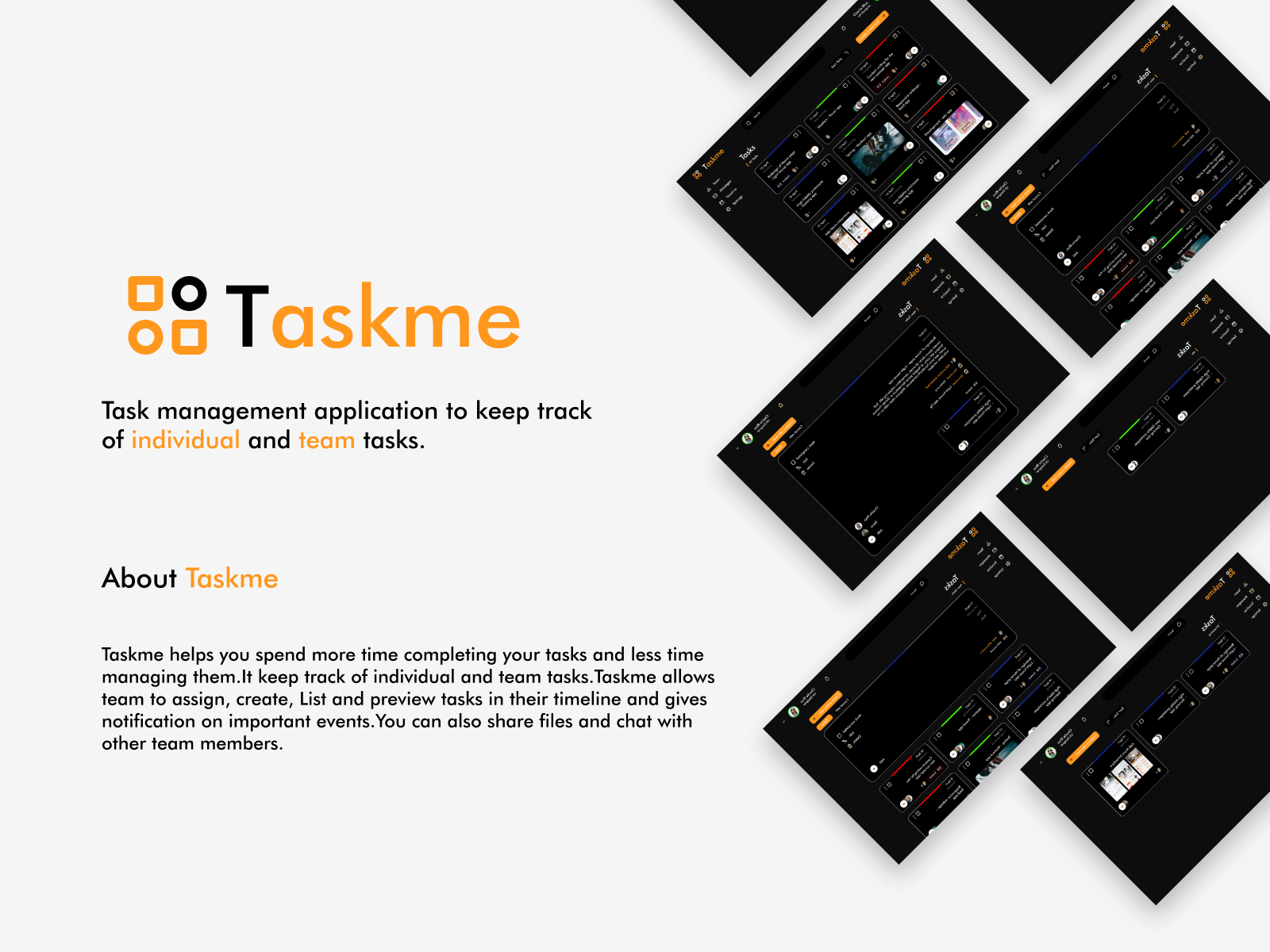 Taskme - Task management application by MOULIVIKRAM K G on Dribbble