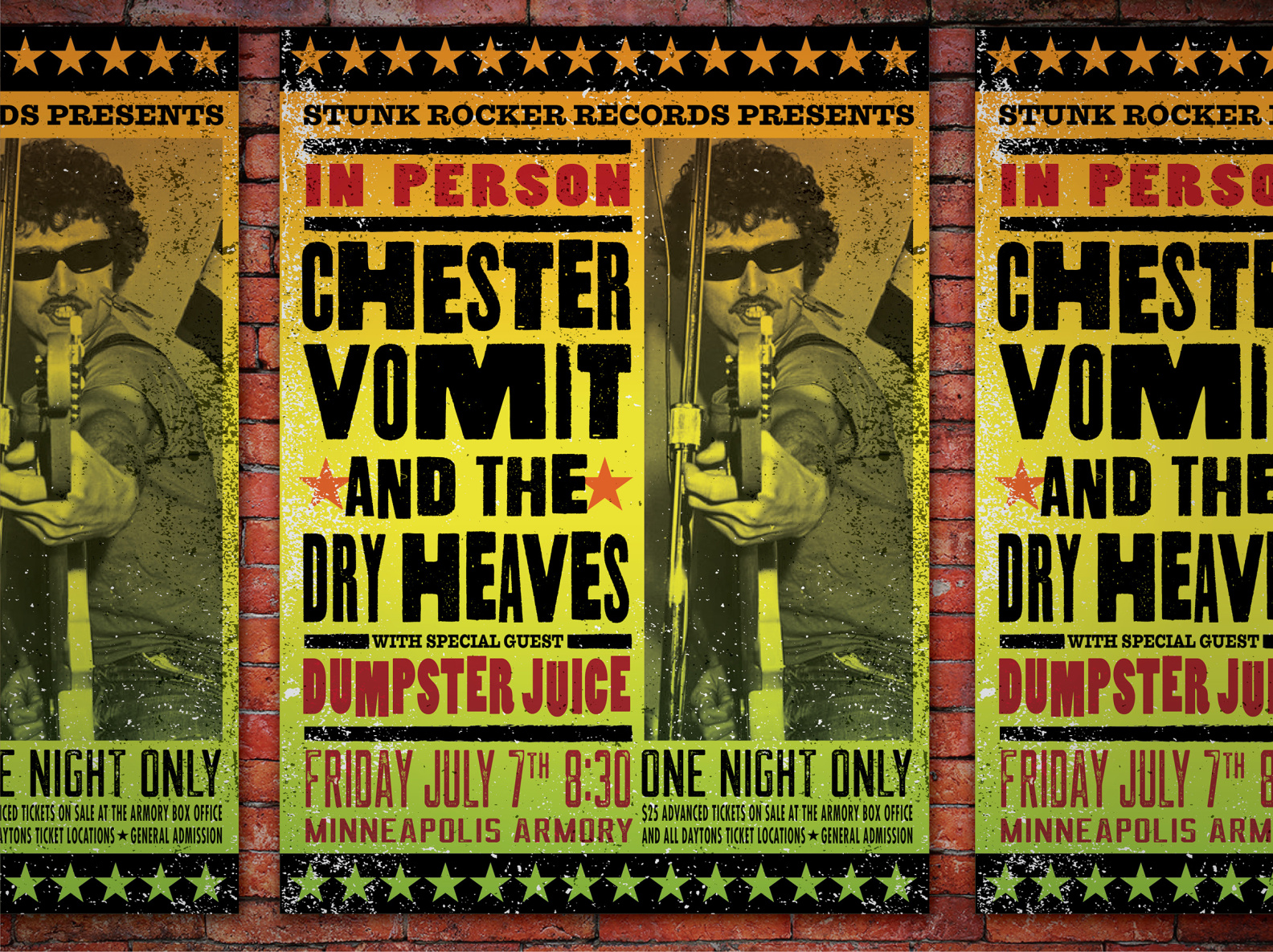 Gig Poster Concepts by Mitchell Lindgren on Dribbble