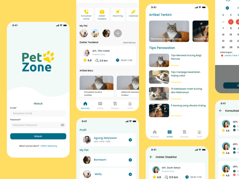 Pet Zone by Fachrizal Edyansyah on Dribbble
